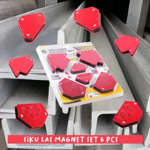 Jual Siku Magnet Untuk Las set 6PCS // Siku Las Magnetic Welding Holder ...