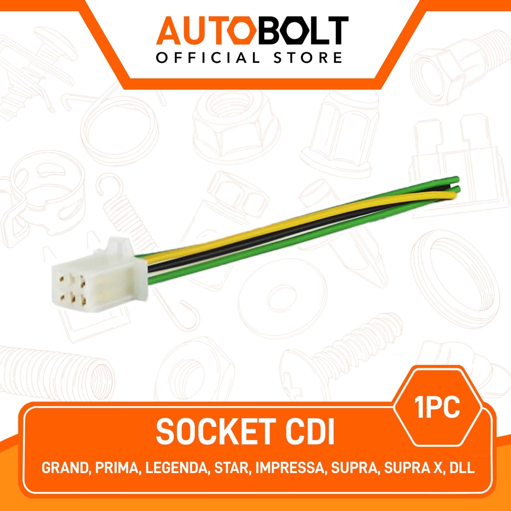 Jual Socket CDI Female Astrea Grand & Karisma & Supra X 125 & Supra Fit ...