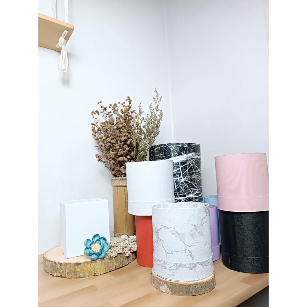 Jual Termurah Bloom Box Bulat Box Bunga Kotak Bunga / Flower Box ...