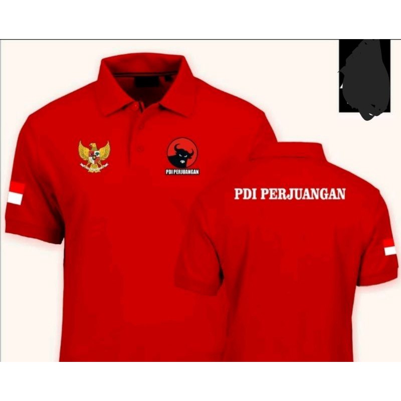 Jual grosir BAJU KERAH POLO PARTAI PDI PERJUANGAN GARUDA TERBARU ...