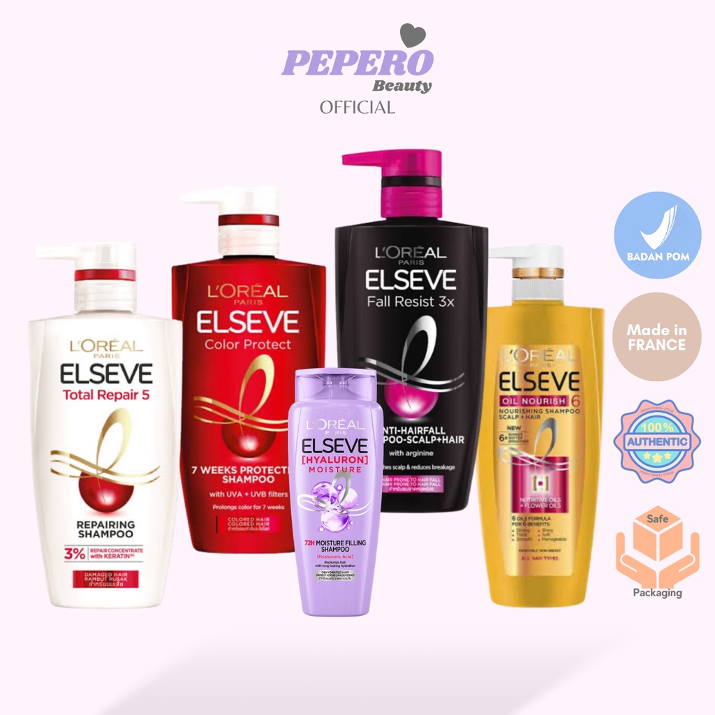Jual LOREAL PARIS Elseve Shampoo 155ml / 450ml - Total Repair 5 | Fall ...