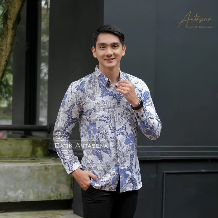 Jual Kemeja Batik Pria Bunga Raya | Shopee Indonesia