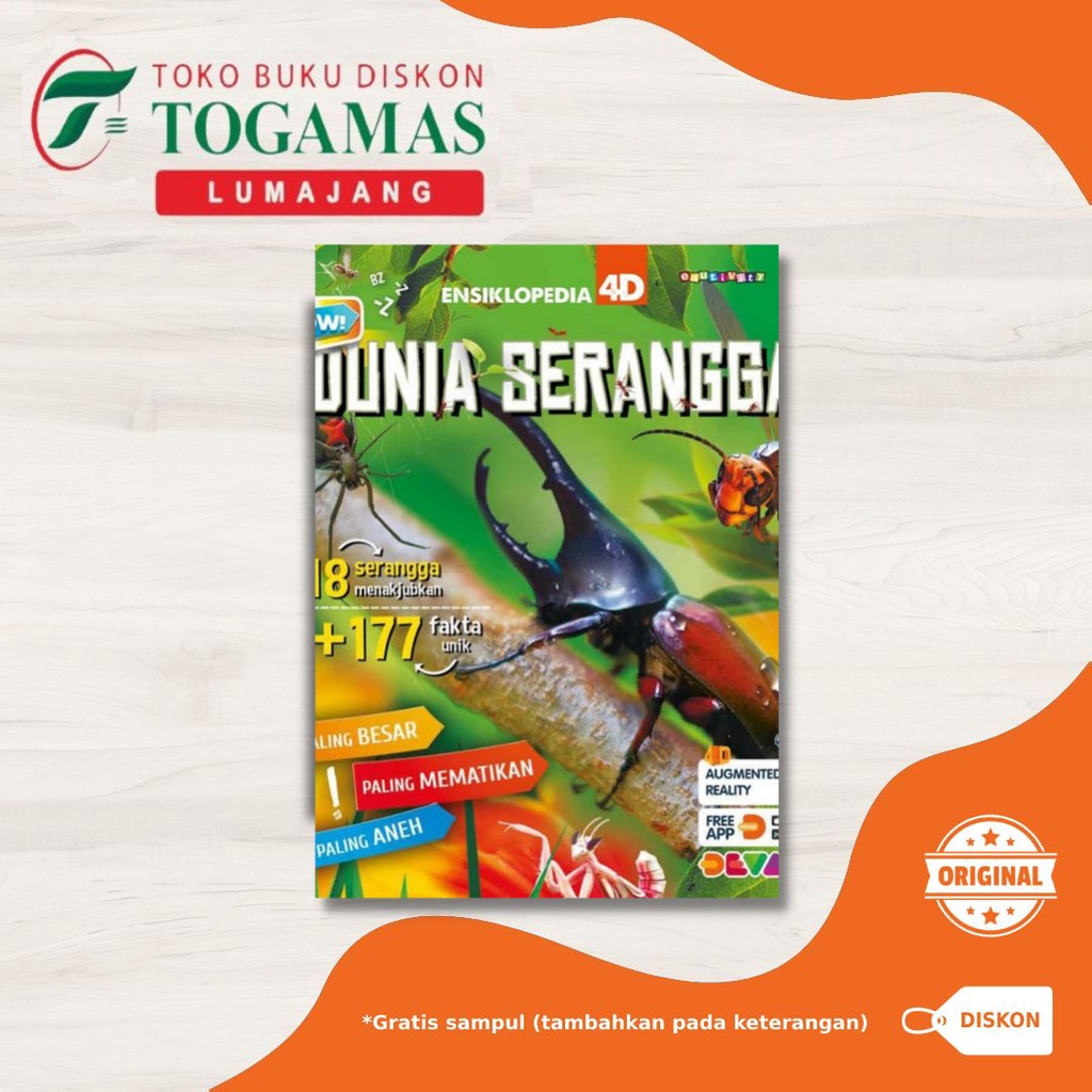 Jual ENSIKLOPEDIA 4D: WOW! DUNIA SERANGGA-DEVAR | Shopee Indonesia