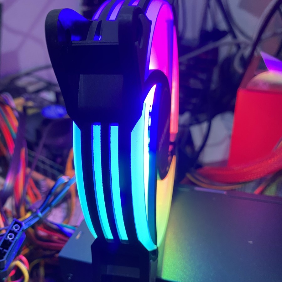 Jual FAN CASING RGB STATIS 12CM / FAN CASSING GAMING PC COOLMOON ...