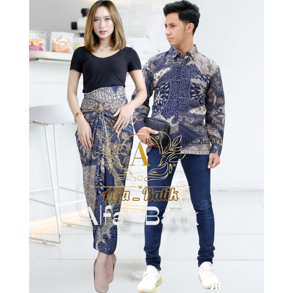 Jual set batik / set keluarga / set kemeja batik /set lilit batik / set ...