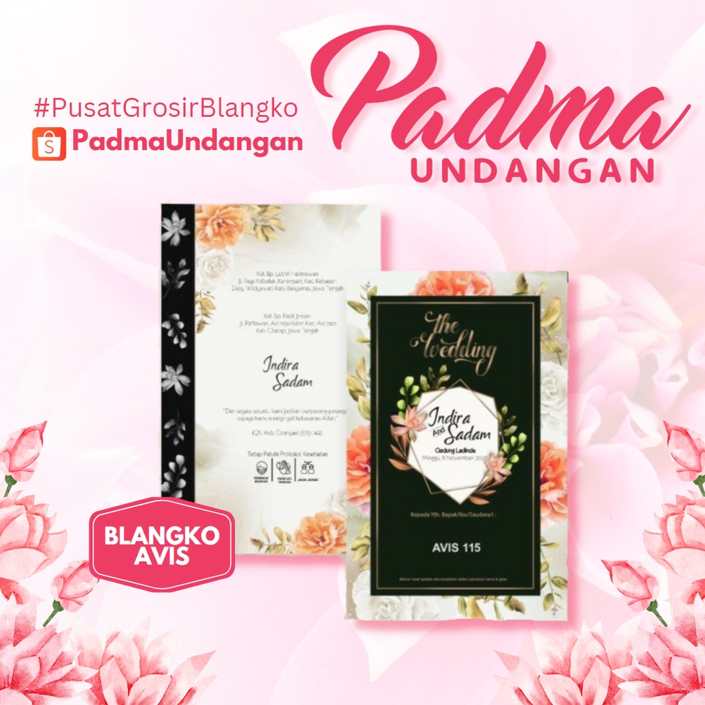 Jual Blangko Undangan Avis 115 | Jual Pusat Grosir Blangko Kertas Kartu ...
