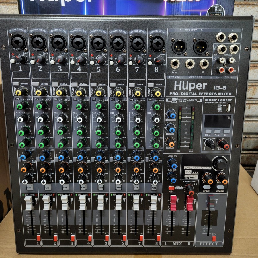 Jual Mixer HUPER IG8 / IG-8 / IG 8 Original 8 Channel USB Bluetooth 199 ...