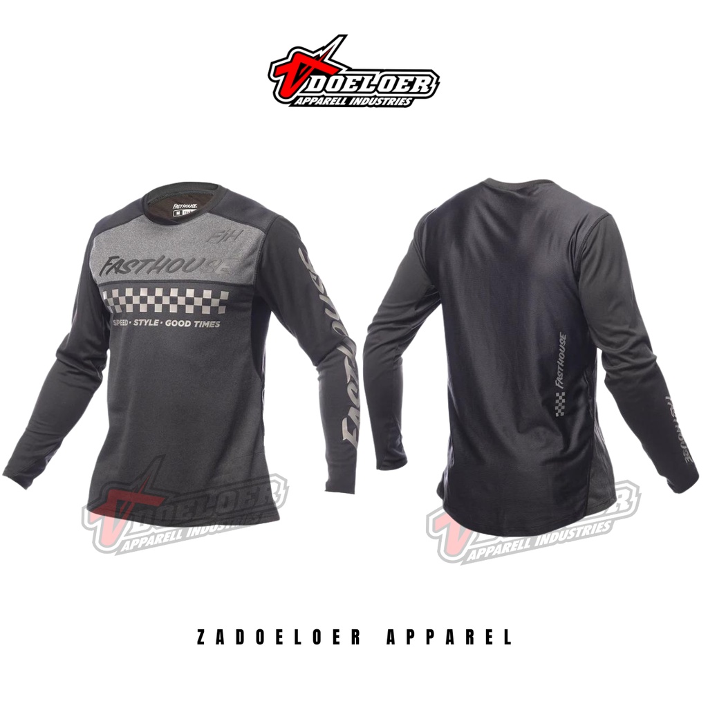 Jual JERSEY TRAIL/MTB FH ALLOYMESA GREY BLACK | Kaos Trail & Gowes ...