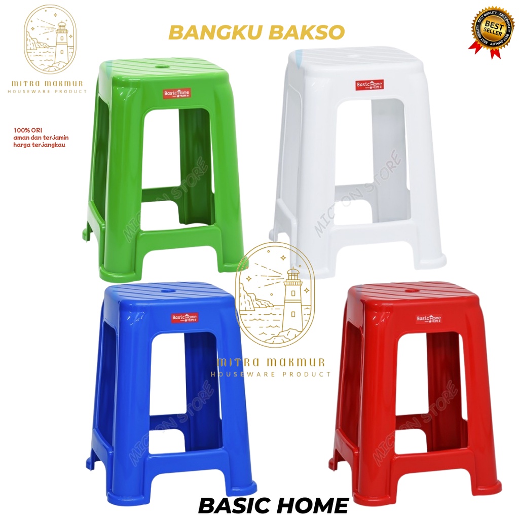 Jual NEW!! BANGKU BAKSO PLASTIK BERBAGAI MERK /BANGKU PLASTIK MOTIF ...