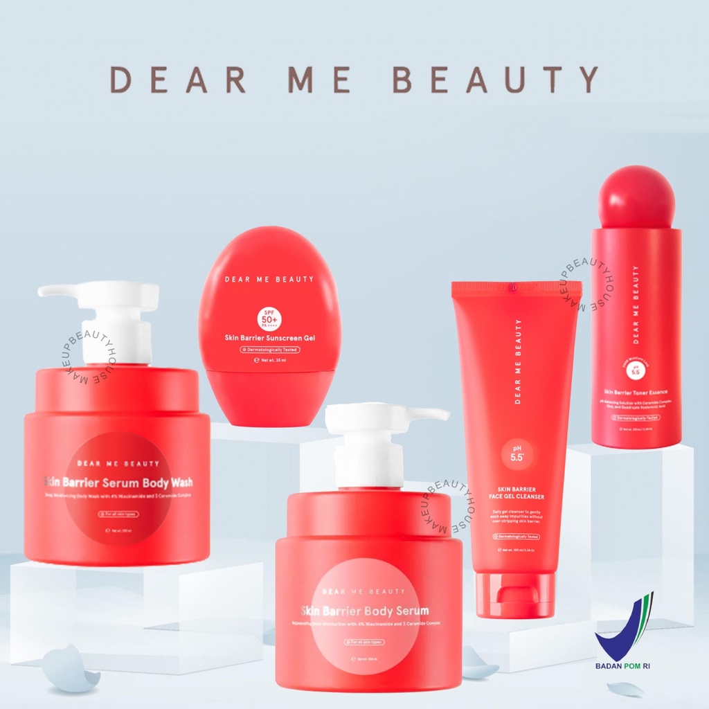 Jual Dear Me Beauty Skin Barrier Water Cream /Body Wash/Suncreen ...