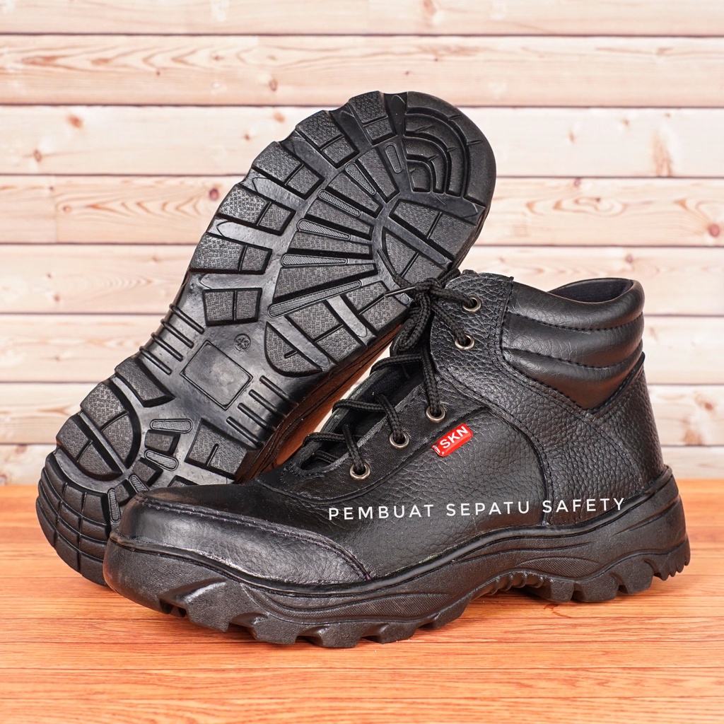 Jual Sepatu Safety King Skn Ujung Besi Keselamatan Kerja Pabrik Pom ...