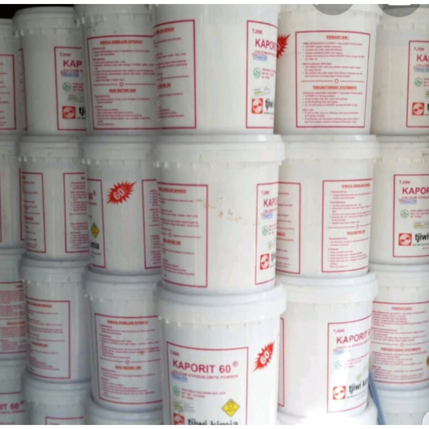 Jual 1 pail Kaporit TJiwi 60% 1 pail Kaporit Bubuk 15 Kg | Shopee Indonesia