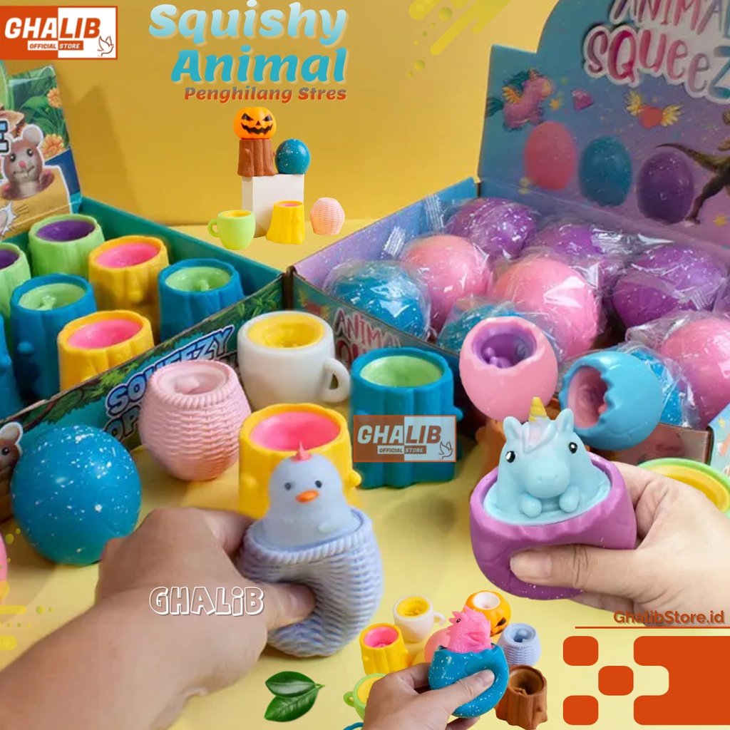 Jual Squishy Tupai Gelas Cangkir Ayam Tupai Unicorn Harimau Sapi ...