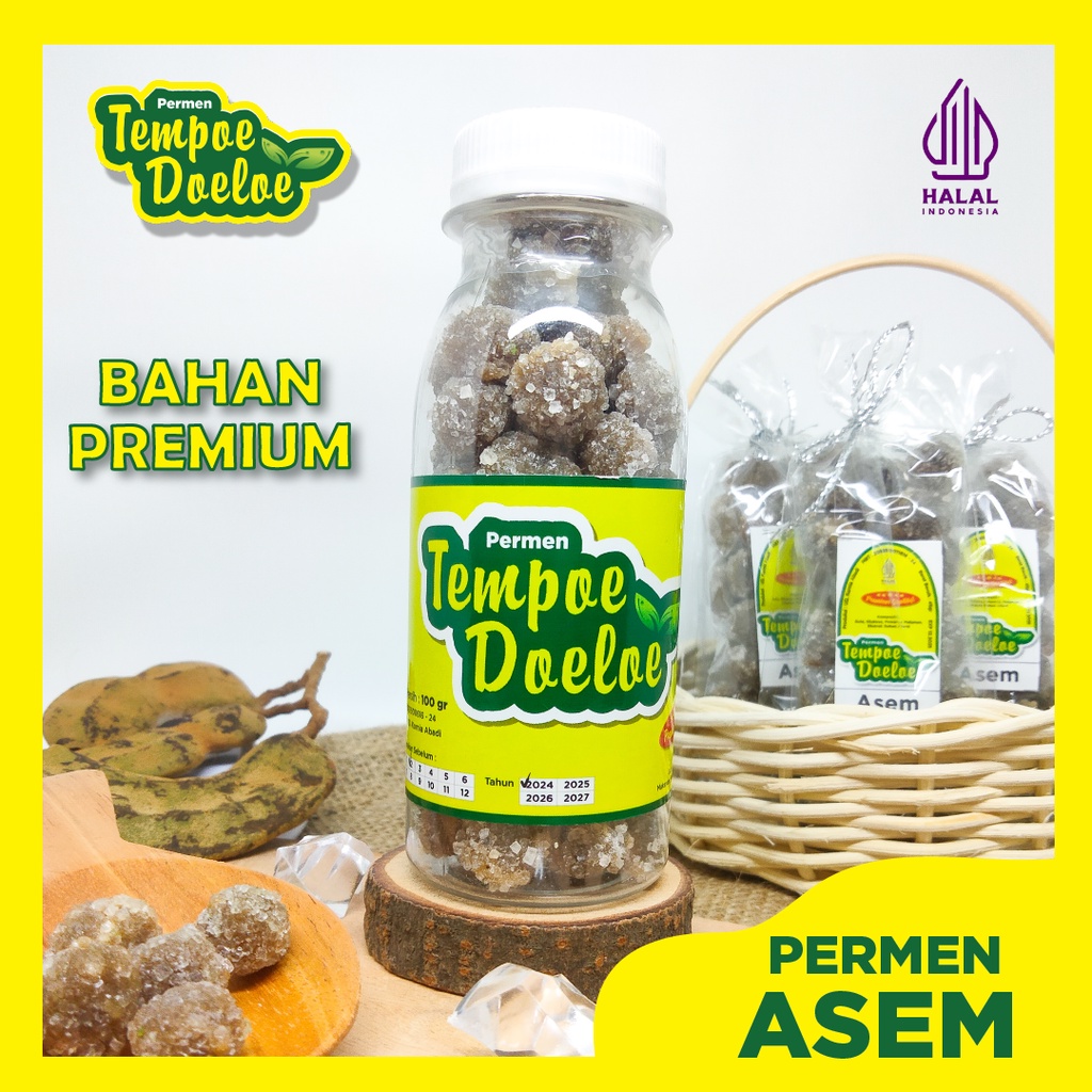 Jual Permen ASEM JAWA 100% Gula Asli Bahan Premium Merk Tempoe Doeloe ...