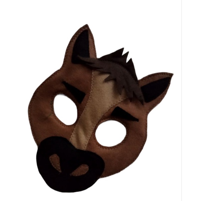 Jual Topeng Karakter Hewan Kuda Animal Horse Kostum Karnaval Anak Drama ...