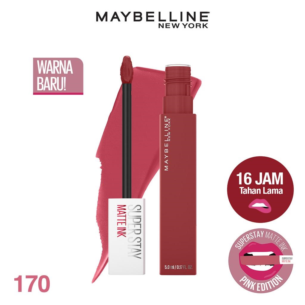 Jual Maybelline Super Stay Matte Ink Lipcream CITY || Rogue Reds ...