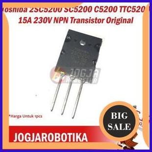 Jual parts Toshiba 2SC5200 SC5200 C5200 TTC5200 15A 230V NPN Transistor Original 1F3BZ3 | Shopee ...