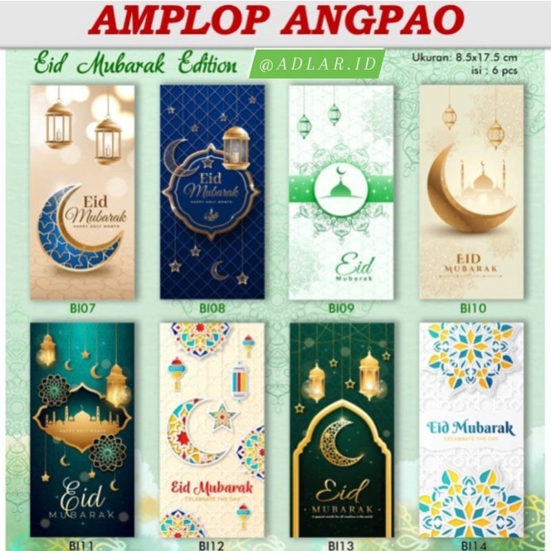 Jual AMPLOP ANGPAO THR LEBARAN IDUL FITRI MODEL PANJANG | Shopee Indonesia