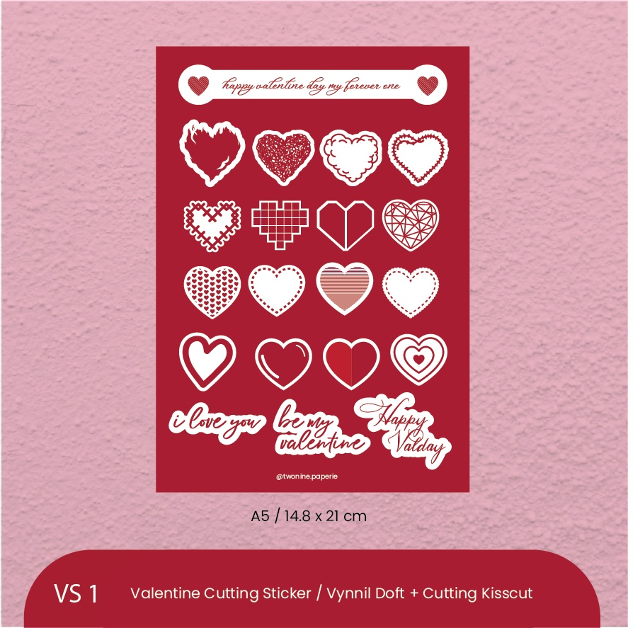 Jual STICKER VALENTINE / STICKER LOVE / STICKER KASIH SAYANG / STICKER ...