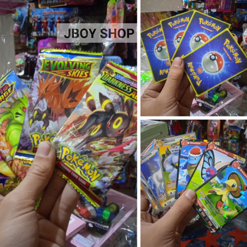 Jual KARTU POKEMON [ ISI 7PCS + 3 HOLOGRAM ] / TRADING CARD GAME ...