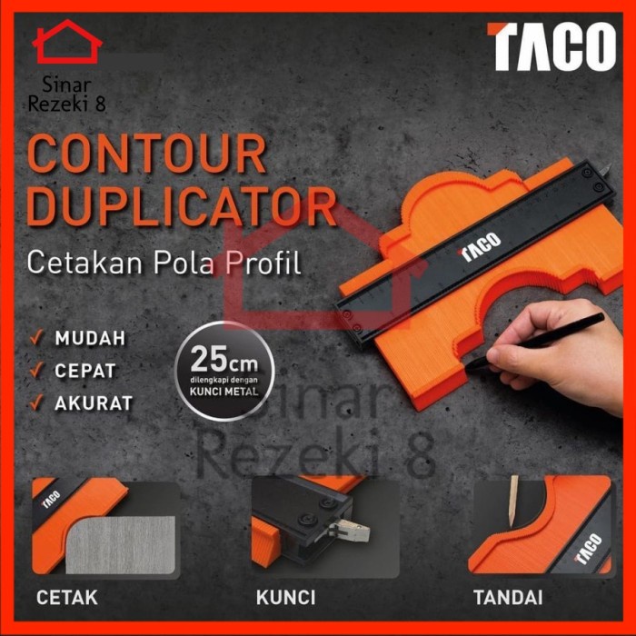 Jual Cutter Taco Contour Duplicator / Cetakan Alat Cetak Pola Profil ...