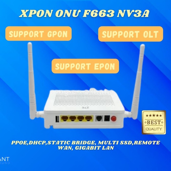 Jual ONU XPON F663NV3A ONT GPON EPON WIFI MODEM SUPPORT OLT GPON & EPON | Shopee Indonesia