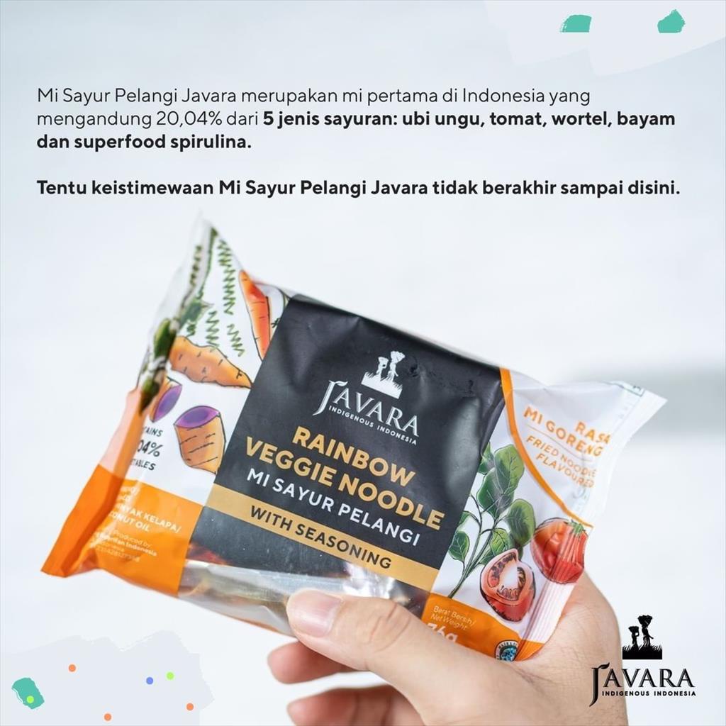 Jual Javara Mie Instan Sehat Rainbow Veggie Noodle 76g Mi Sayur ...
