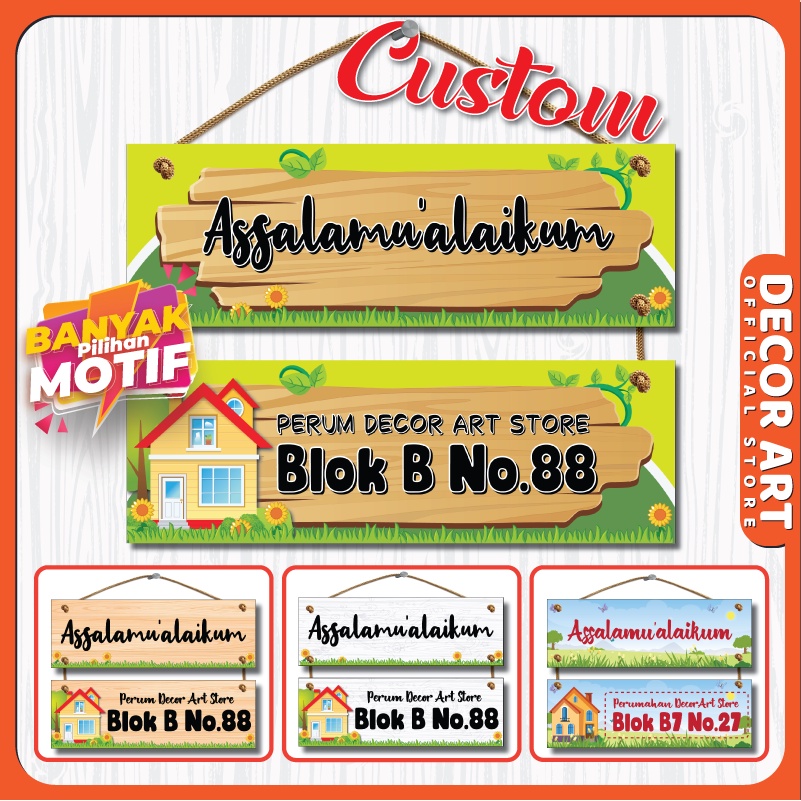 Jual Bisa Custom - DecorArt 30x20 Cm Custom 2 Susun Hiasan Pajangan ...