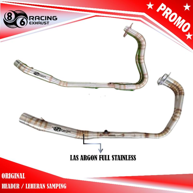 Jual header leheran knalpot ninja 250 fi old all new ninja250fi ninja ...
