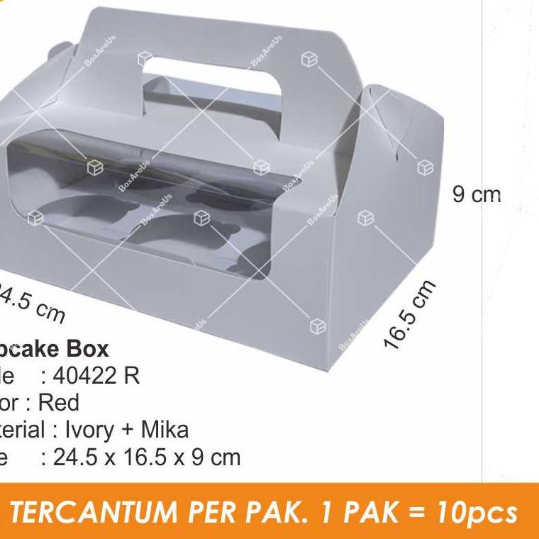 Jual Kotak Cup Cake, Cake Box, Mini Cake, Gable Kemasan Packaging ...