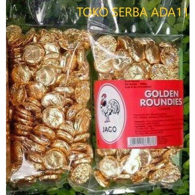 Jual Coklat Jago Golden Roundies Cokelat Koin Full Milik Original Delfi ...