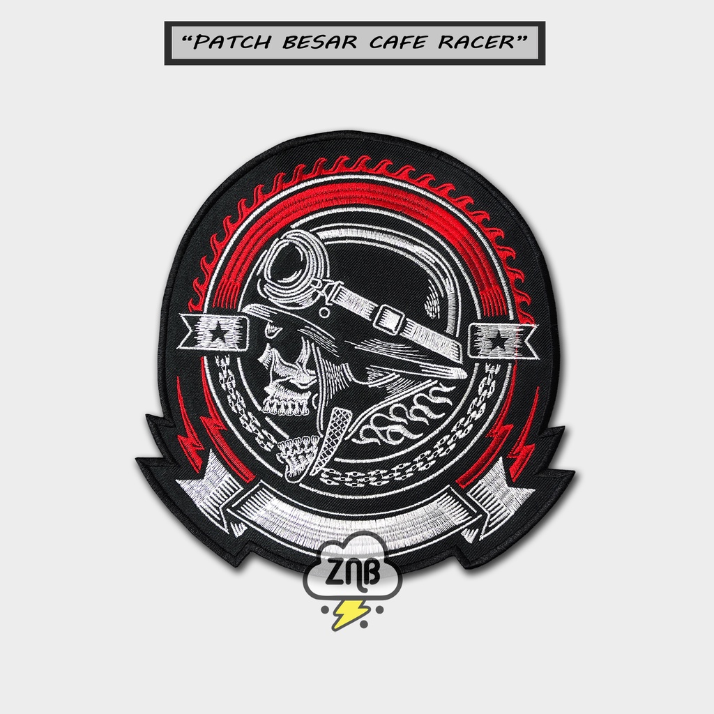 Jual Patch Bordir Jahit Cafe Racer Emblem Motorcycles Pacth Motor ...