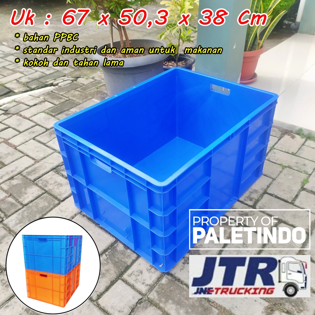 Jual Box Kolam Ikan/ Keranjang Solid 67 X 50,3 X 38 Cm Kirim Kargo ...