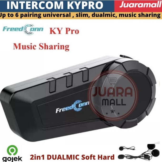 Jual INTERCOM KYPRO BLUETOOTH HELM FREEDCONN KYPRO INTERCOM KY PRO ...
