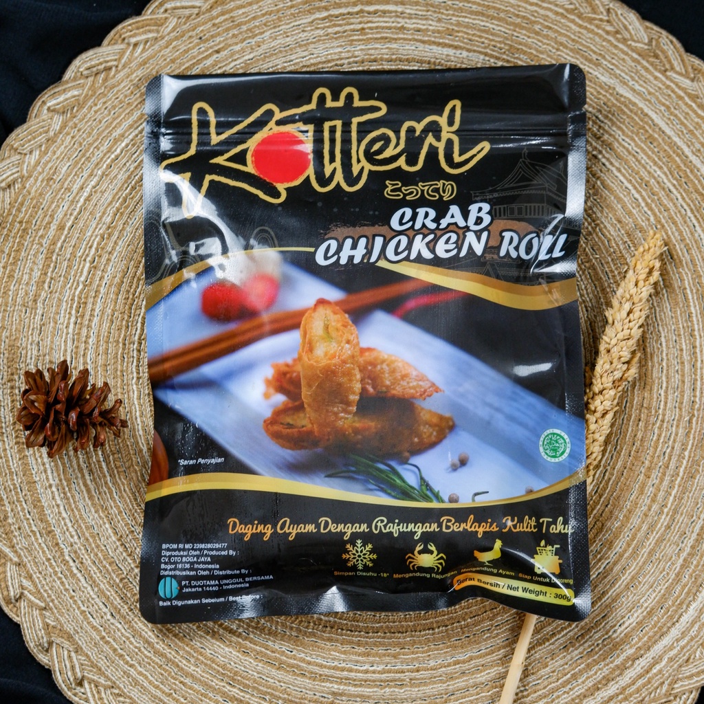 Jual DAGING KEPITING / CRAB CHICKEN ROLL KOTTERI (real meat) @ 1 pack ...