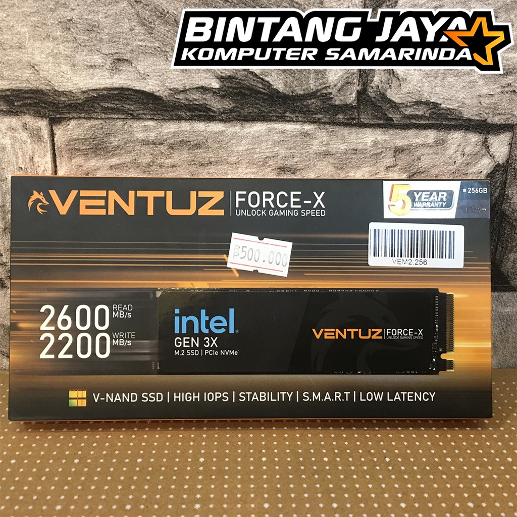 Jual SSD NVMe 2280 VENTUZ FORCE-X 256GB | Shopee Indonesia