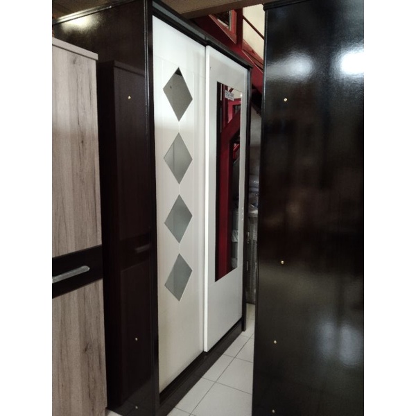 Jual almari sliding MDF putih | Shopee Indonesia