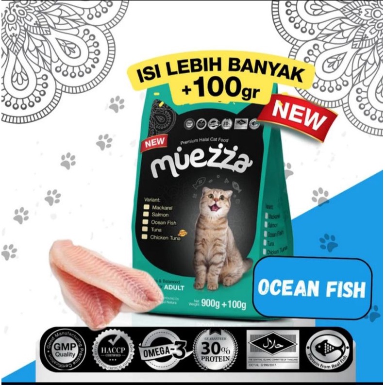 Jual Cat Food (Muezza Adult Varian Ocean Fish) Makanan kucing premium ...