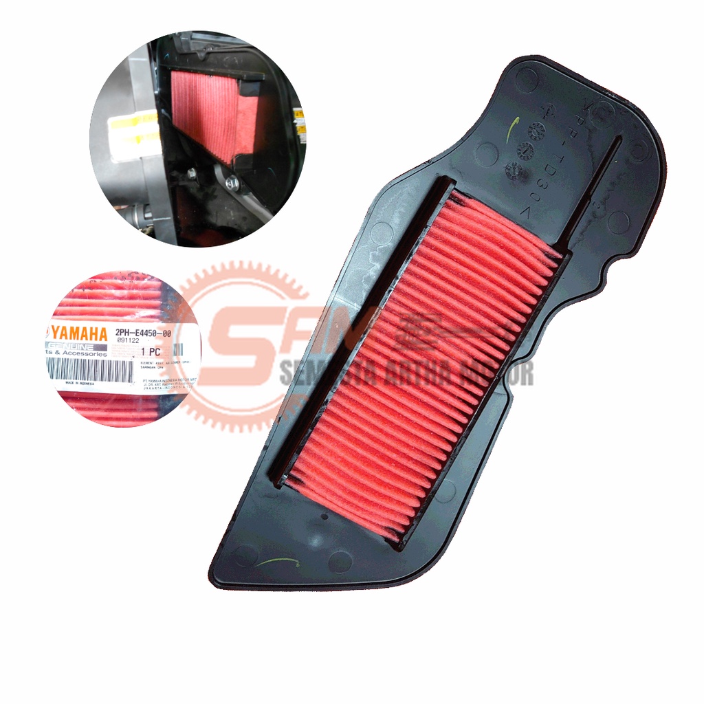 Jual Filter Udara 2PH Mio M3 Z S Soul GT 125 Saringan Hawa Air Assy ...