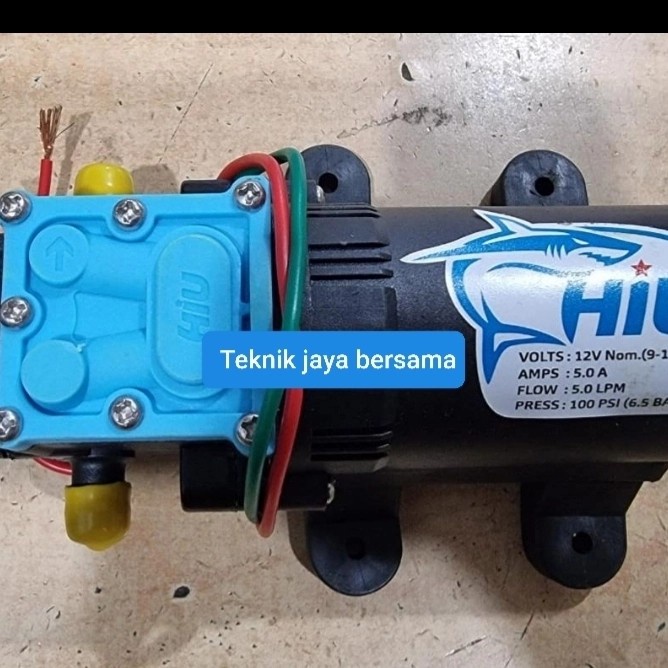 Jual Pump Dinamo Hiu Pompa Dc 12V 5A 100Psi Original | Shopee Indonesia
