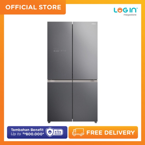 Jual HITACHI Kulkas Side By Side 4 Pintu RWB64VGD0XMIR 569 Liter | Shopee Indonesia