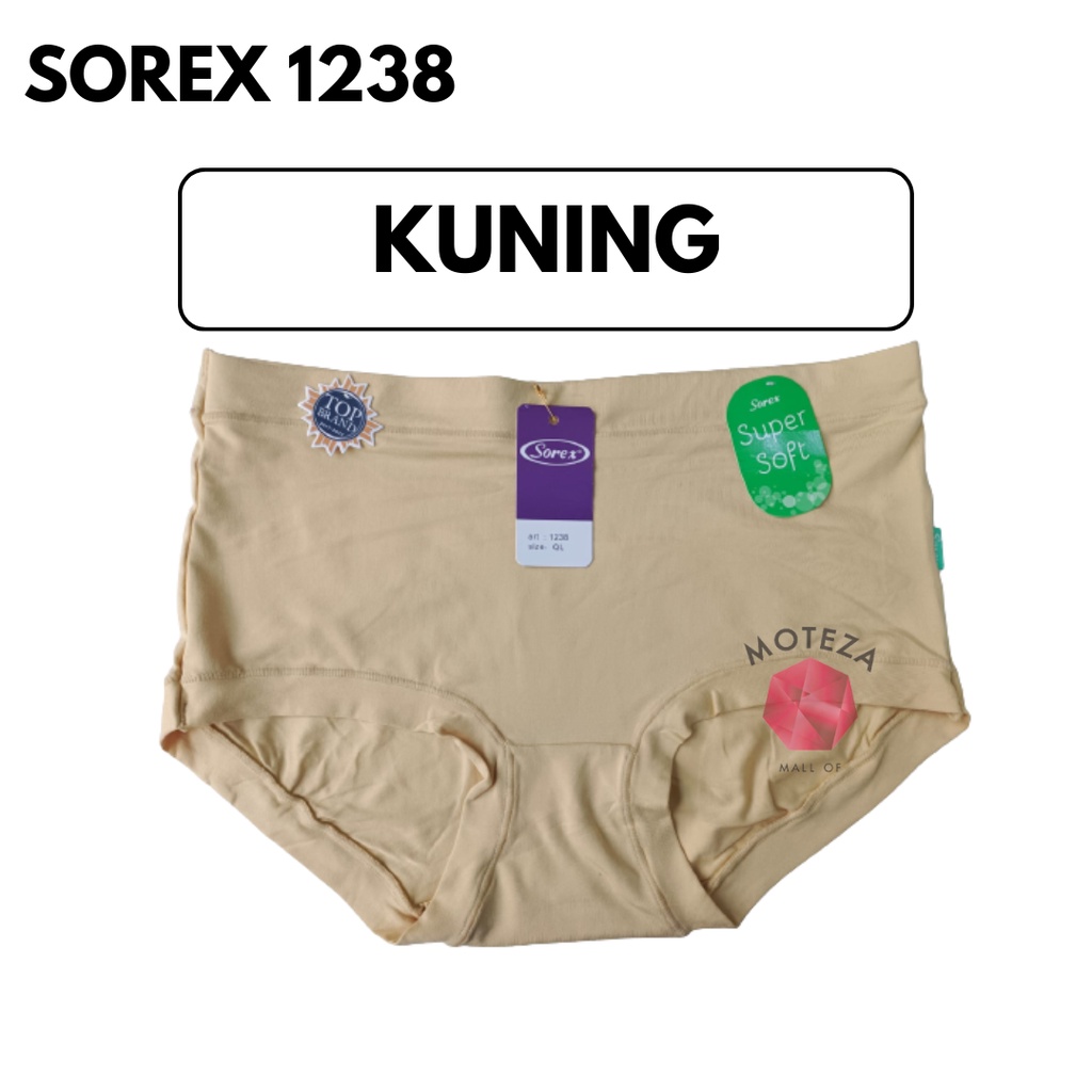 Jual Sorex CD 1238 Celana Dalam Wanita - Maxi Panty Super Soft - M L XL XXL | BISA PILIH WARNA ...