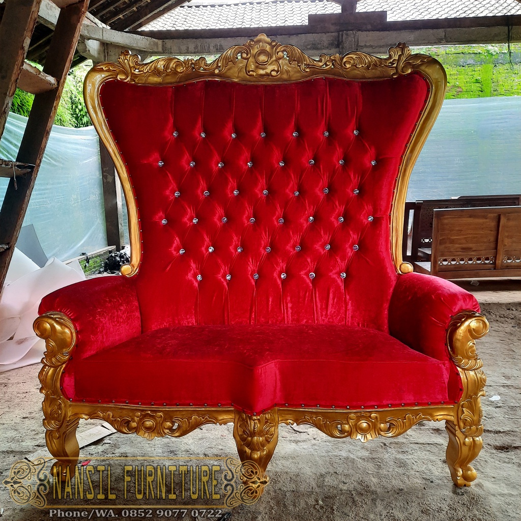 Jual Kursi Raja 2 Seater, Kursi Pelaminan Syahrini, Kursi Pengantin ...