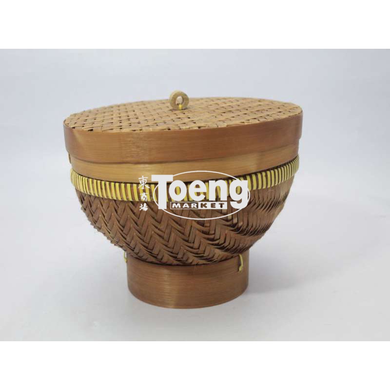 Jual BAMBU BAKUL NASI+TUTUP BESAR RK / WADAH NASI BAMBU | Shopee Indonesia