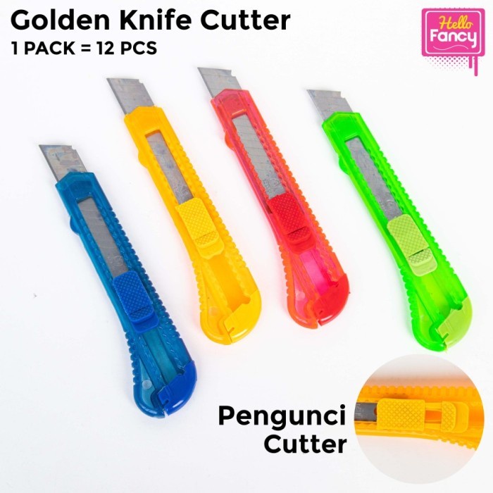 Jual Cutter Golden GC-888 Besar Pisau | Shopee Indonesia