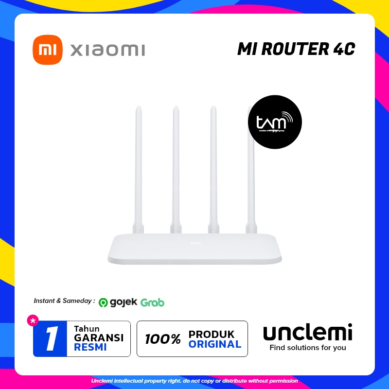 Jual Xiaomi Mi Router 4c 4 Antena Omnidirectional Memori 64mb Garansi