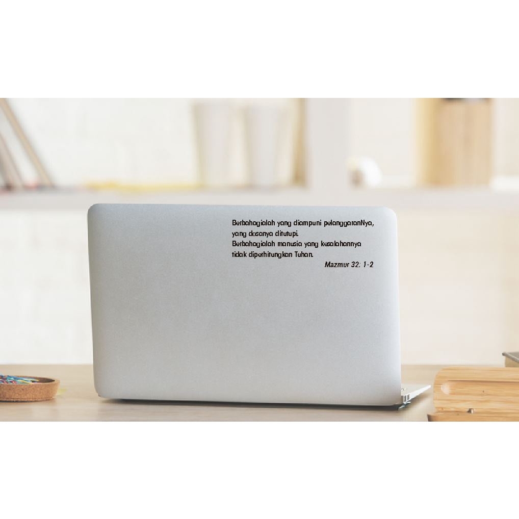 Jual Stiker Berbahagialah Diampuni Dosa Ayat Alkitab Kristen Katolik ...