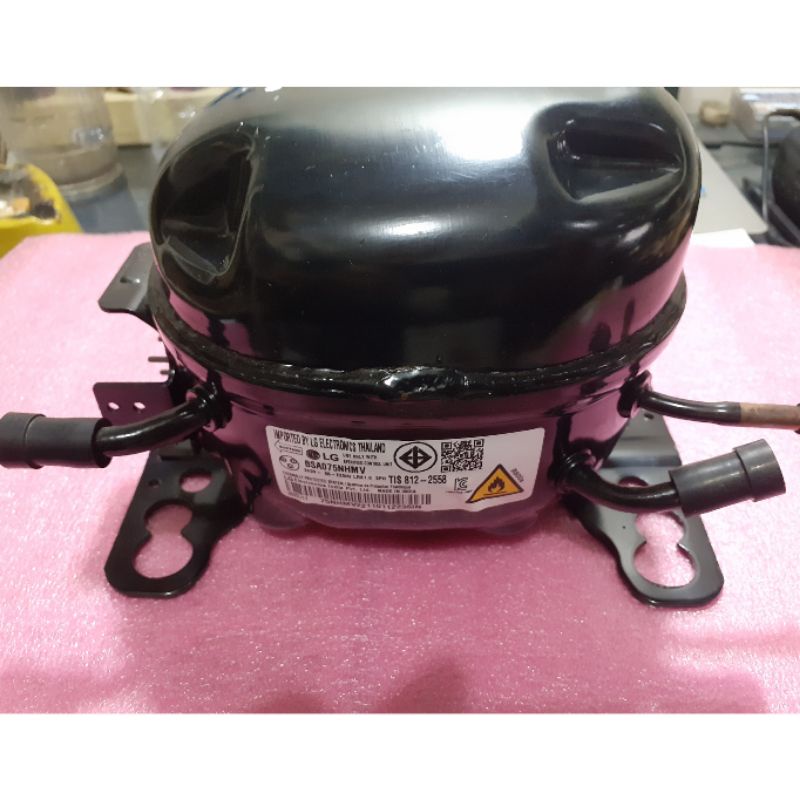 Jual Kompresor kulkas LG inverter 1/6 R600 code BSA075NHMV original ...