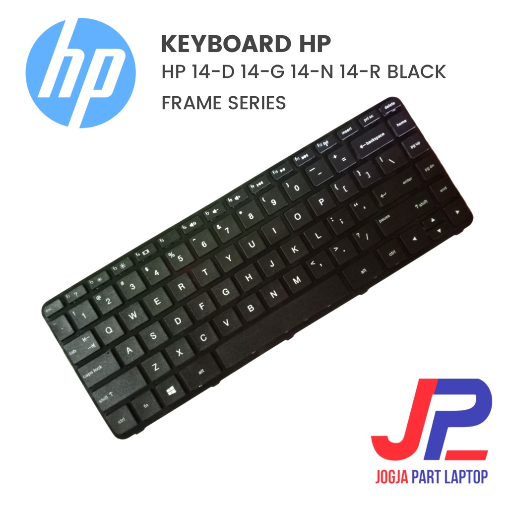Jual KEYBOARD HP 14-D 14-G 14-N 14-R BLACK FRAME | Shopee Indonesia
