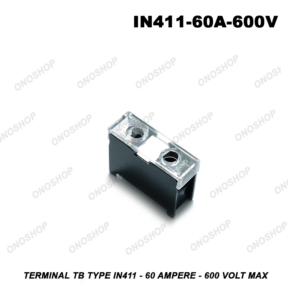 Jual Terminal TB Type IN411 - 60 Ampere - 600 Volt Max | Shopee Indonesia